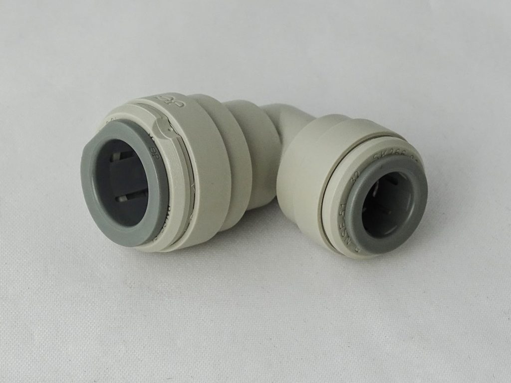 Fitting, elbow, 3/8″ T x 1/2″ T, speedfit – Pure Water, Inc.